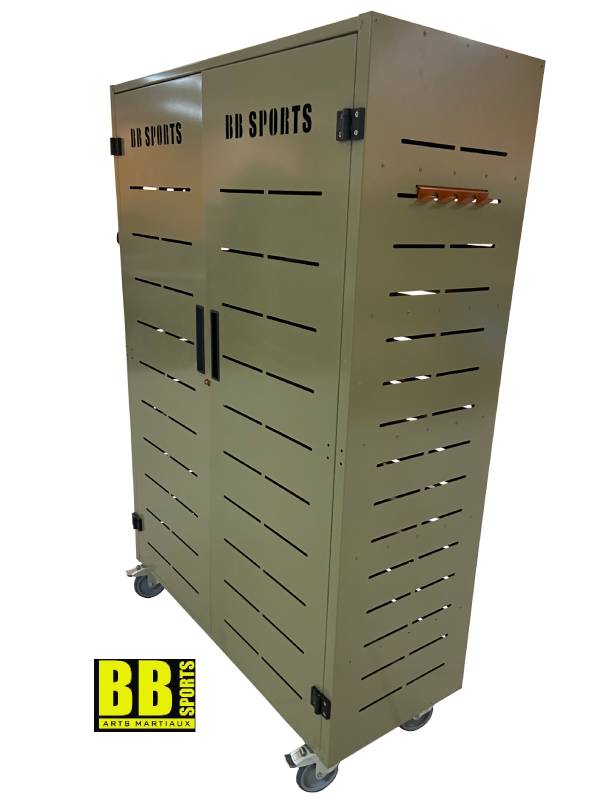 Armoire de rangement pour salle de boxe